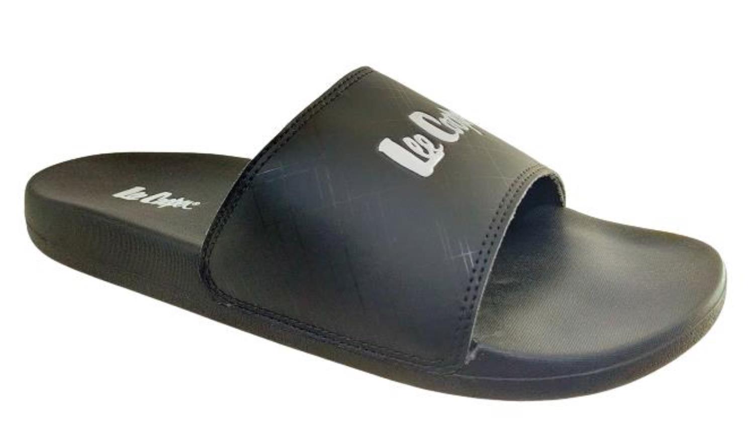 Lee Cooper Brand Men's LC3535F Flipflop Slippers Scoll (Black) :: RAJASHOES
