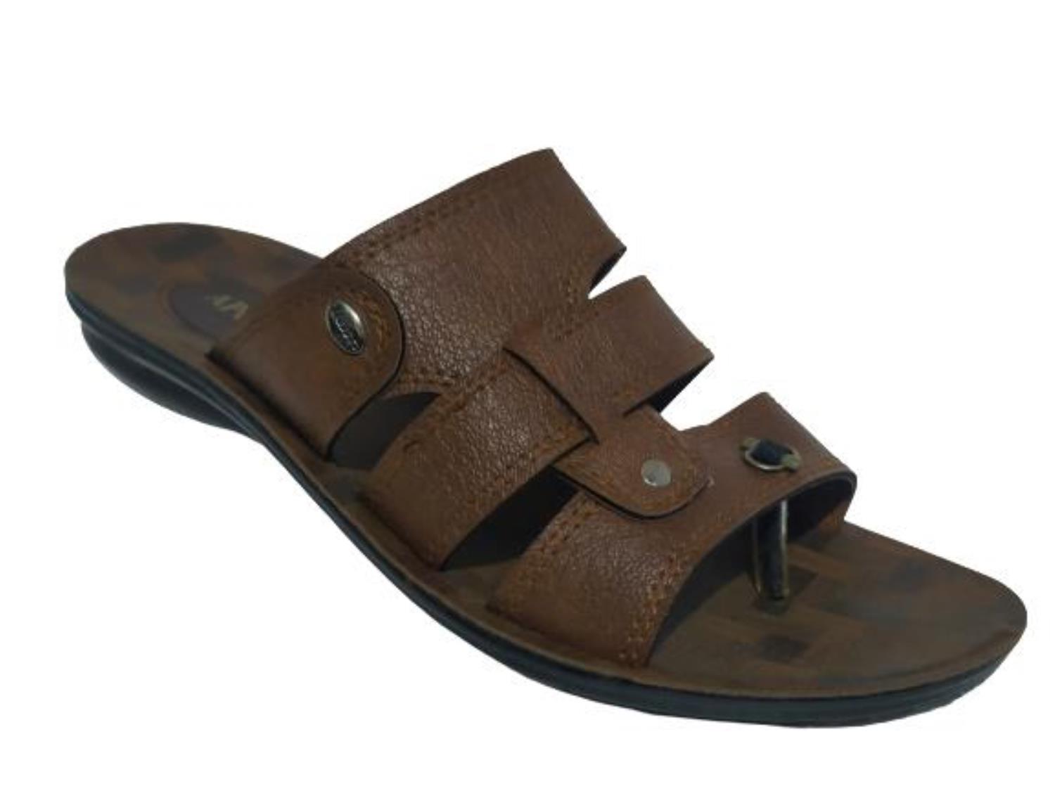 Bata Brand Men's 871-3410 Chappal/Sandal/Flip Flop (Tan) :: RAJASHOES