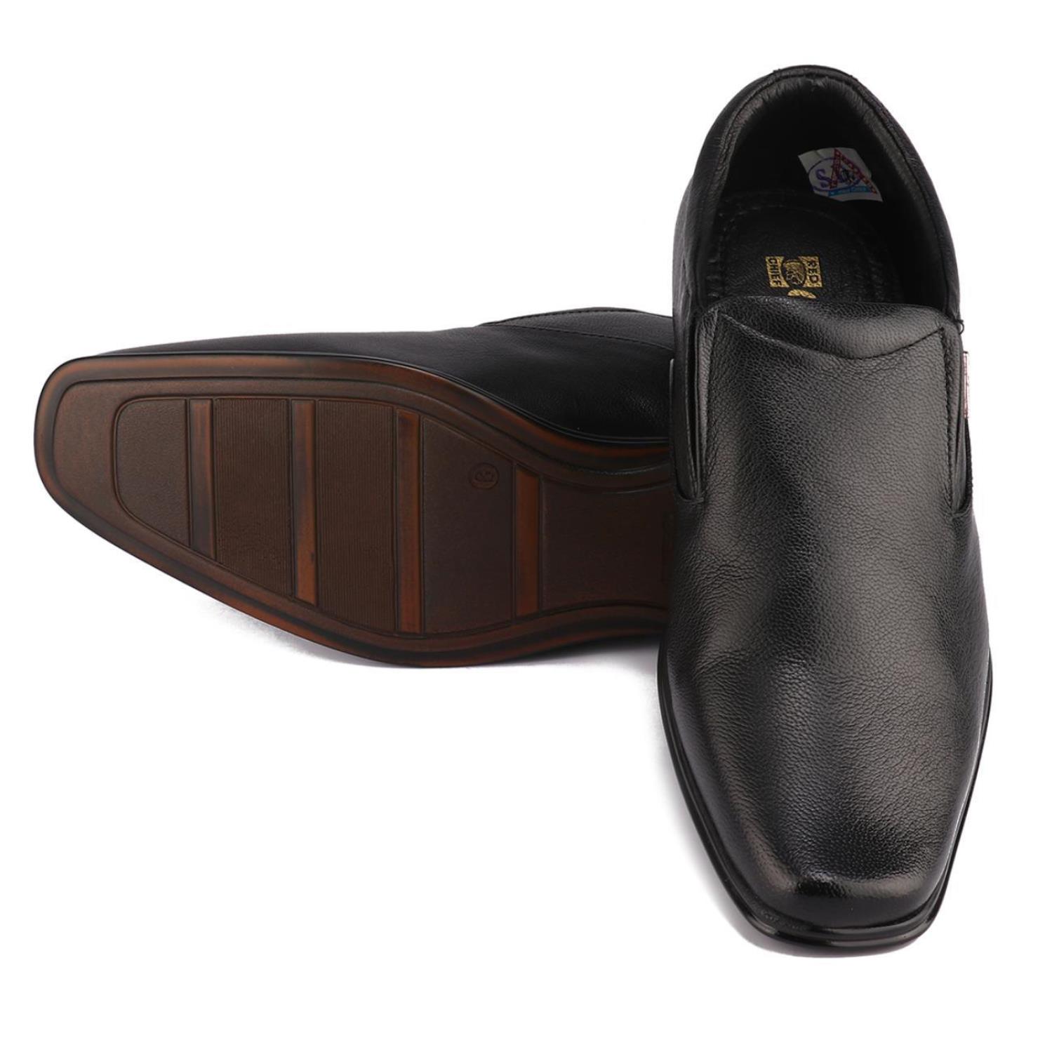 Red Chief Brand Men's RC1999 Slipons Formal Shoes (Black) :: RAJASHOES