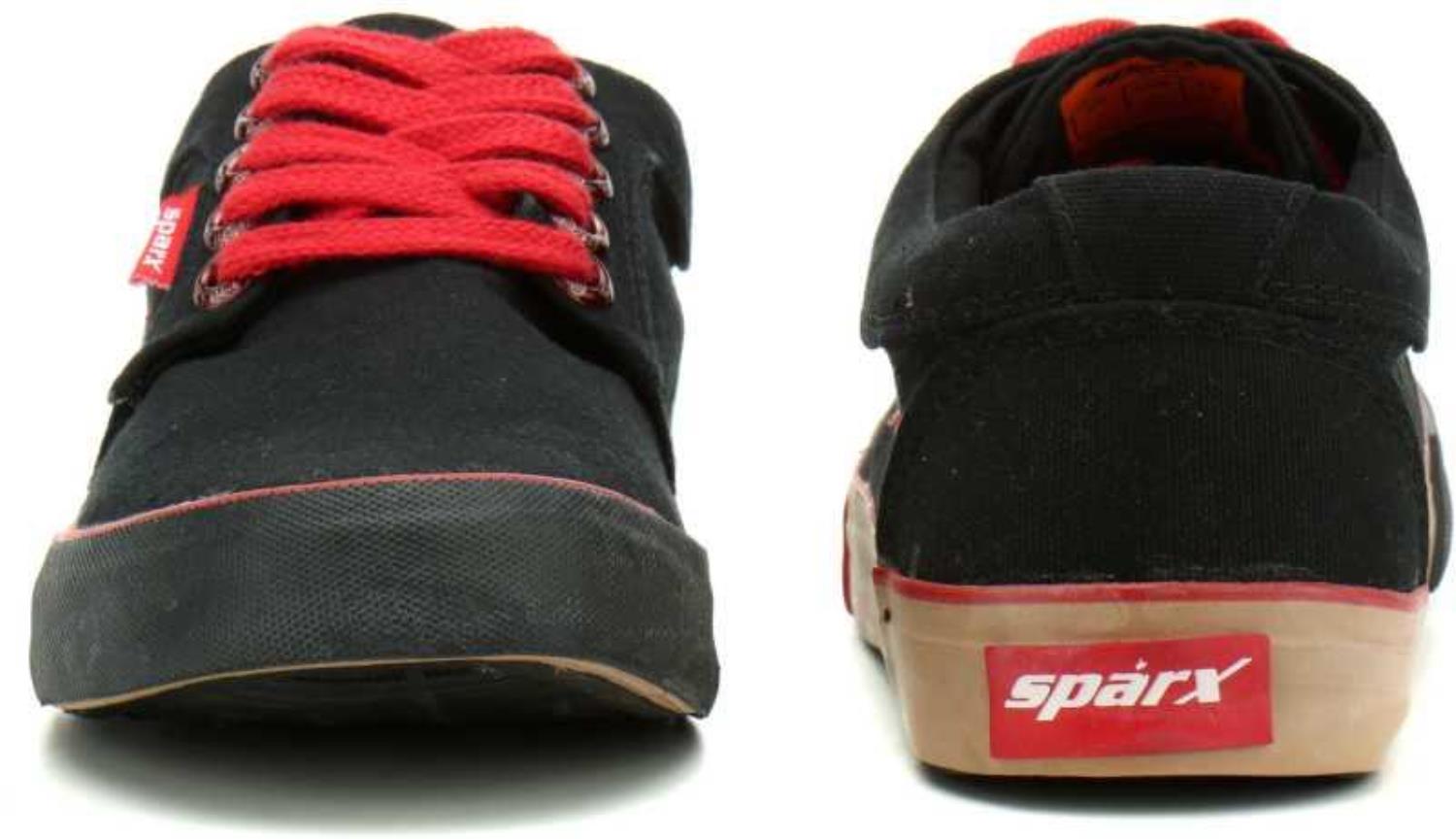 Sparx Brand Men's SM 175 Laced Sneakers Shoes (Black) :: RAJASHOES