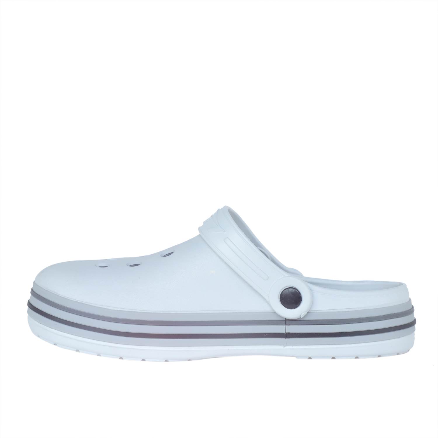 Lancer Brand Mens Crog Crocs Jet Form Flip Flop Slipper Sandal (L.Grey ...