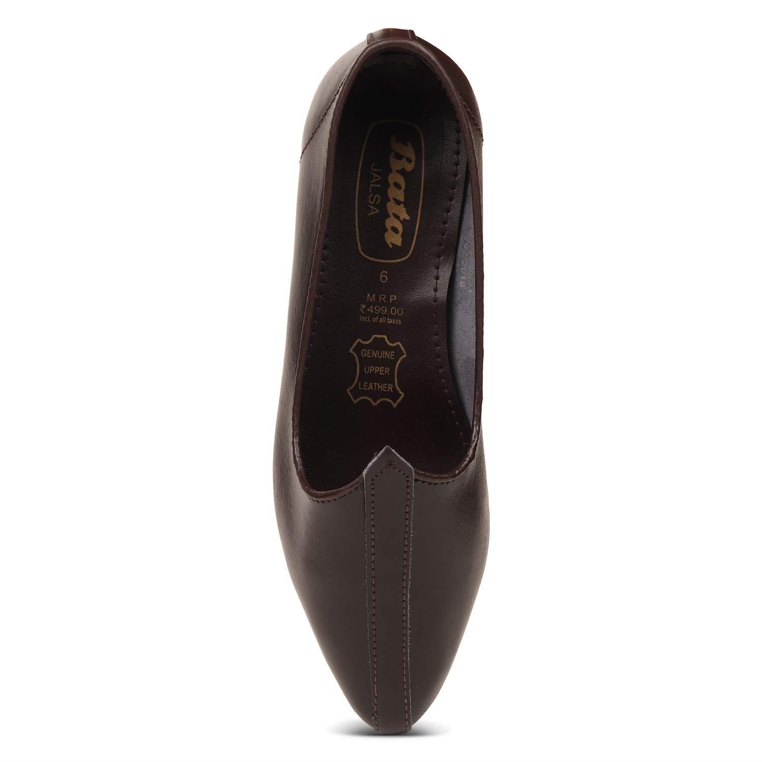 Bata Brand Men's Jalsa 854-4563 Slipons Formal Shoes (Brown) :: RAJASHOES