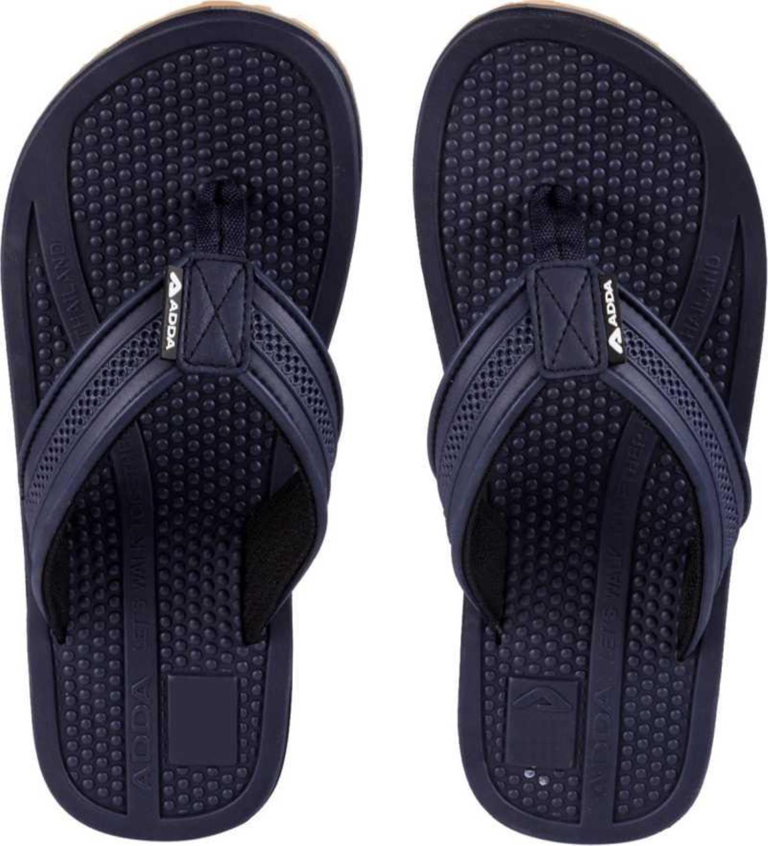 Adda Brand Men's Fitness-1 Flipflop Slippers (Navy) :: RAJASHOES