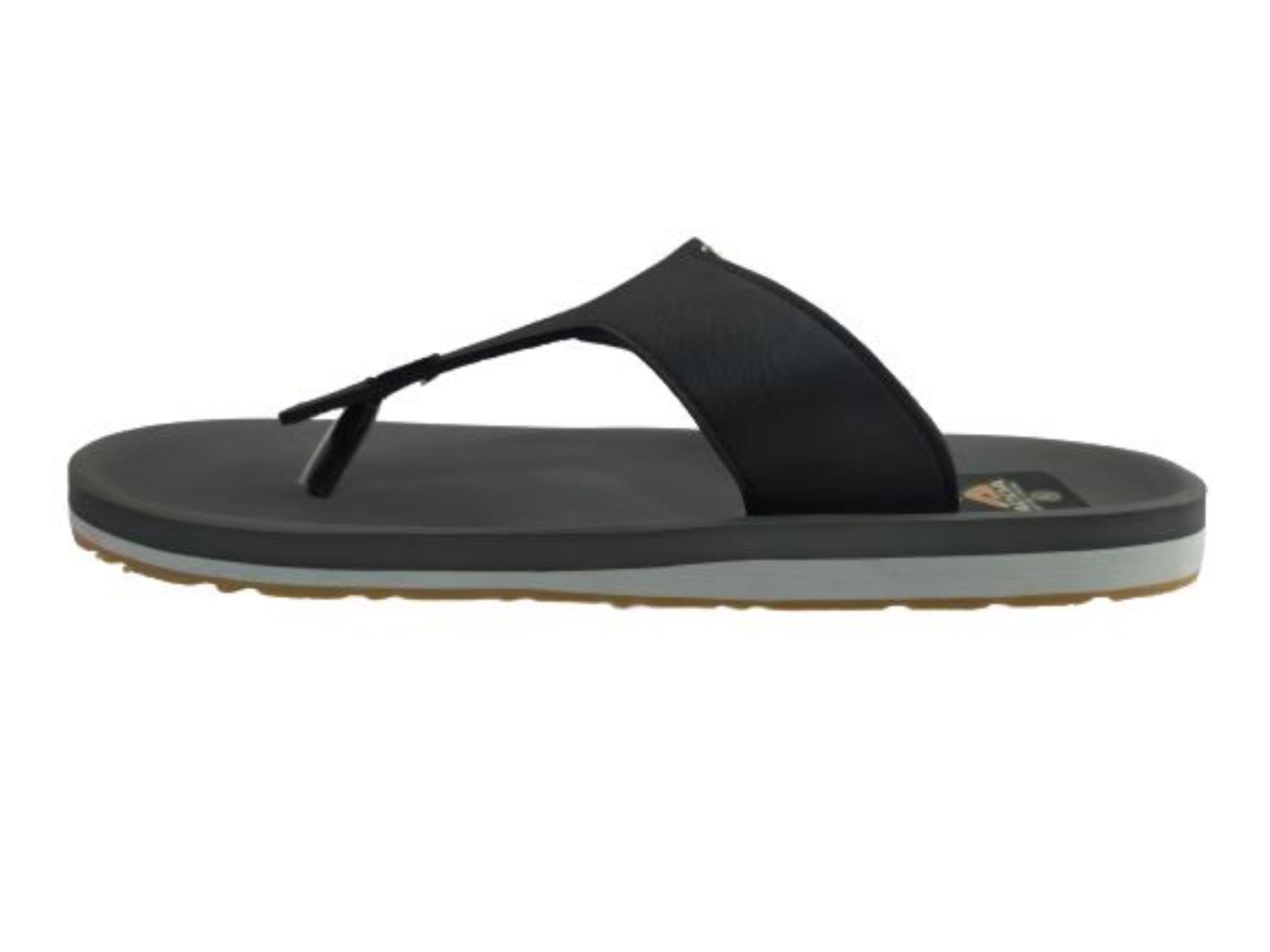 Adda Brand Men's My-Omega-101 Flipflop Slippers (Grey/Black) :: RAJASHOES