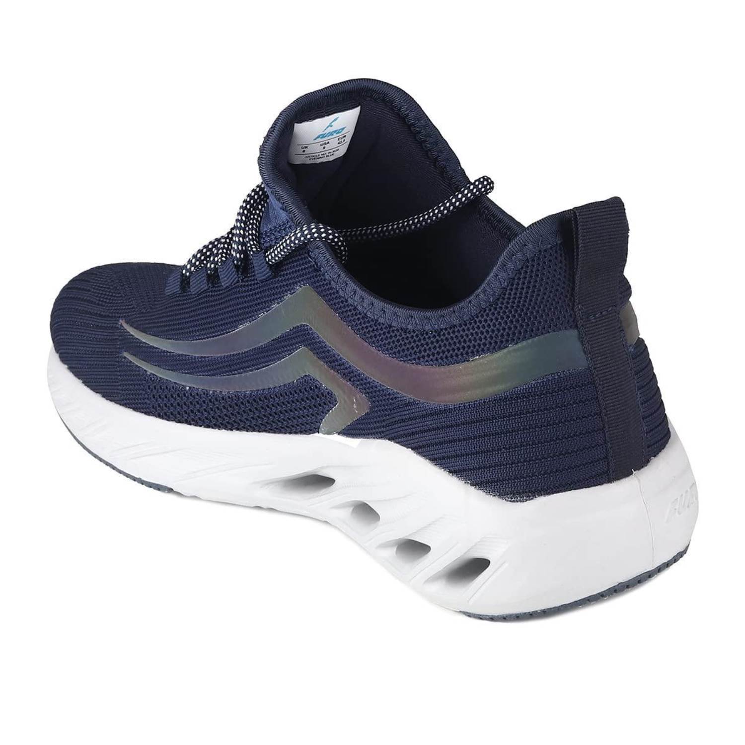 Furo Brand Mens Running Laced Sports Shoes W3039 (Eve.Blue) :: RAJASHOES