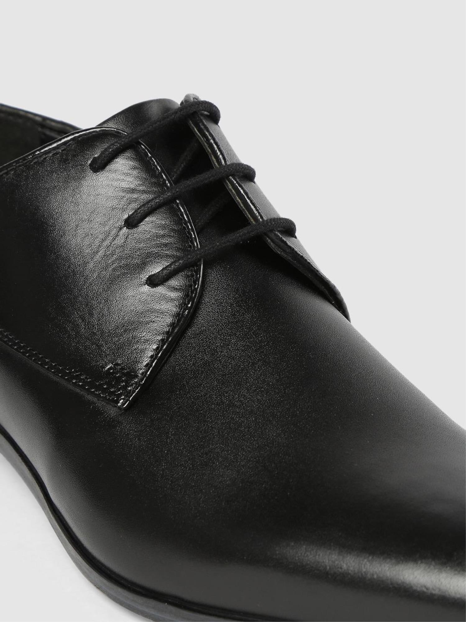Ruosh Brand Men's 11458 Laced Formal Shoes (Black) :: RAJASHOES