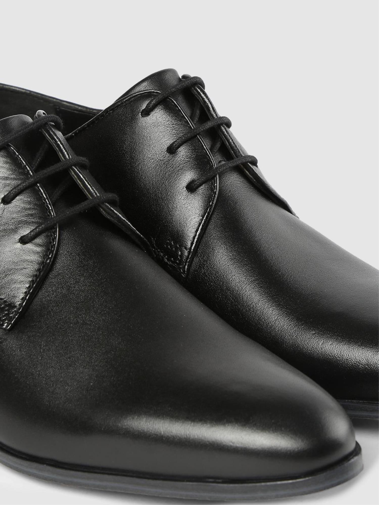 Ruosh Brand Men's 11458 Laced Formal Shoes (Black) :: RAJASHOES