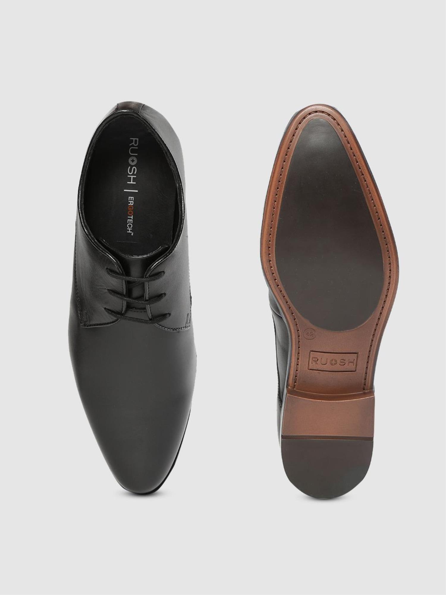 Ruosh Brand Men's 11458 Laced Formal Shoes (Black) :: RAJASHOES
