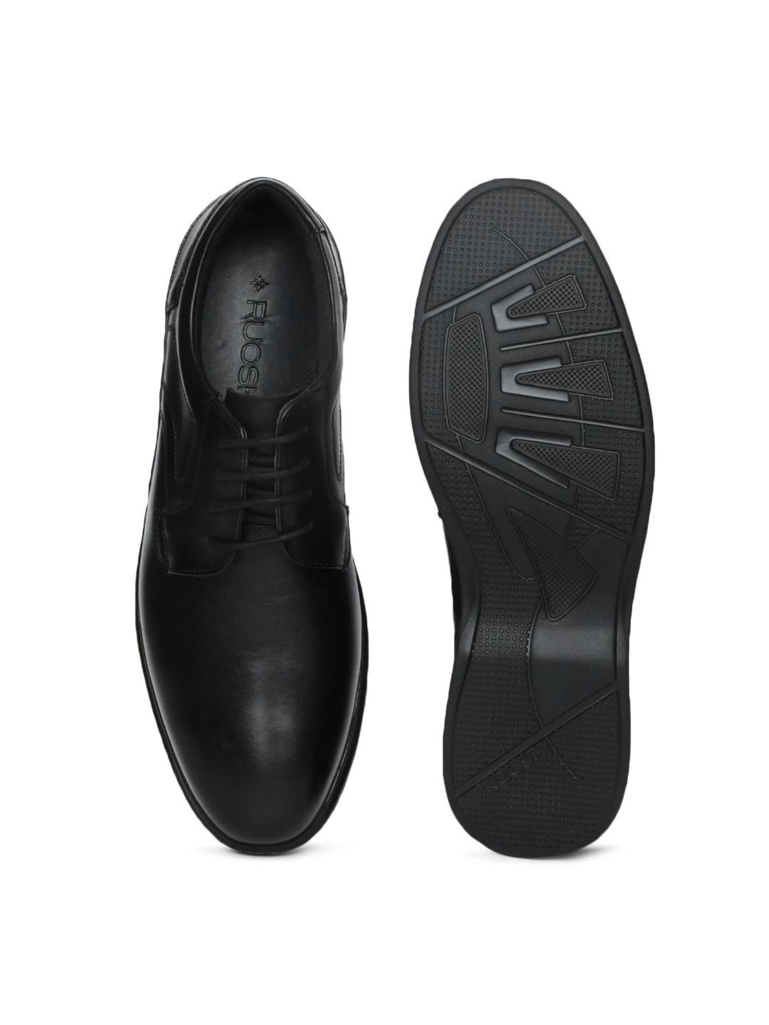 Ruosh Brand Men's 11475 Laced Formal Shoes (Black) :: RAJASHOES