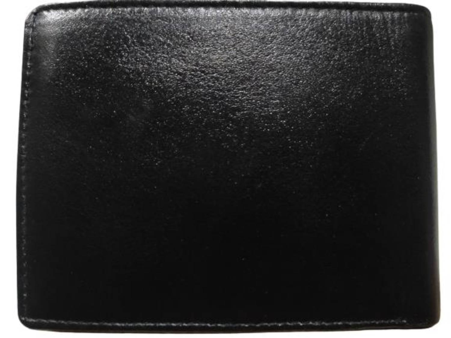 Woops Brand Men's 658 Black Leather Wallet :: RAJASHOES